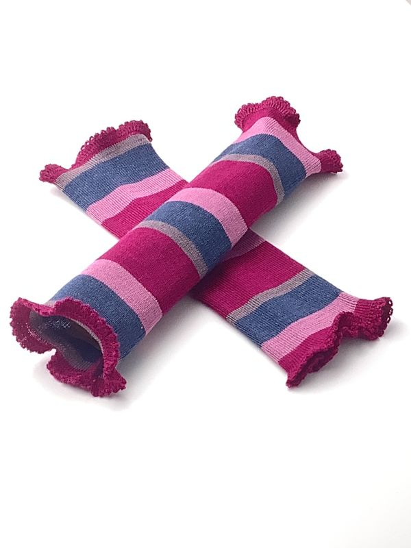 Handgefertigte Arm-Stulpen – Exklusive Designs | Bio-Garne | Pulswärmer ...